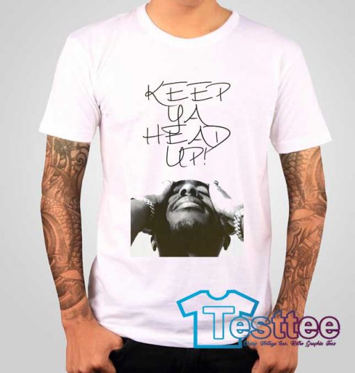 Cheap Vintage Tupac Shakur Ya Head Up Tee - Music Tee Shirt - Testtee