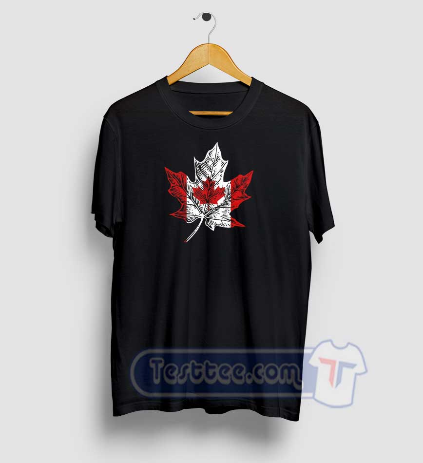 Canadian Maple Leaf Graphic Tees | Graphic Tees Cheap | Testtee.com